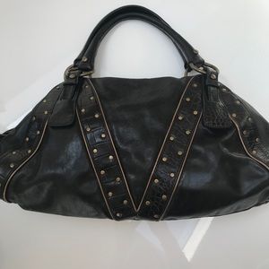 Via Spiga Bags | Leather Green Snake Bag | Poshmark